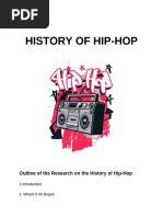 The History of Hip Hop Introduction Hip Hop in History Past, Present ...