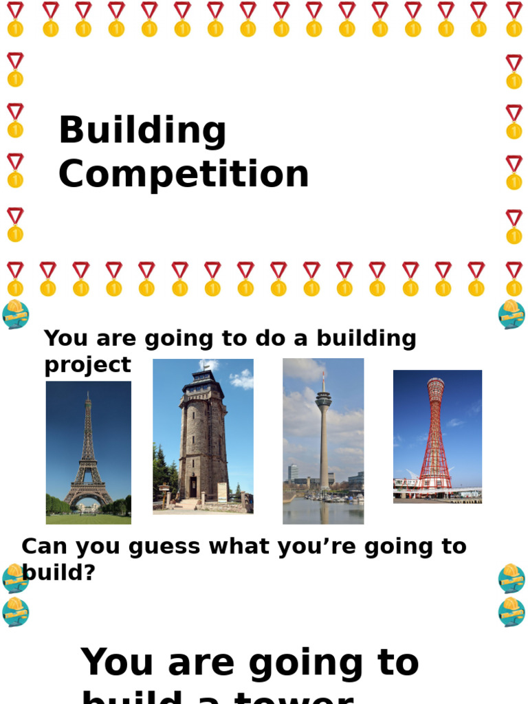Tower Building Competition | PDF | Tower | Buildings And Structures