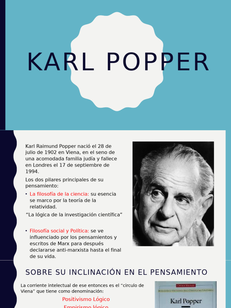 Karl Popper | PDF | Karl Popper | Método científico