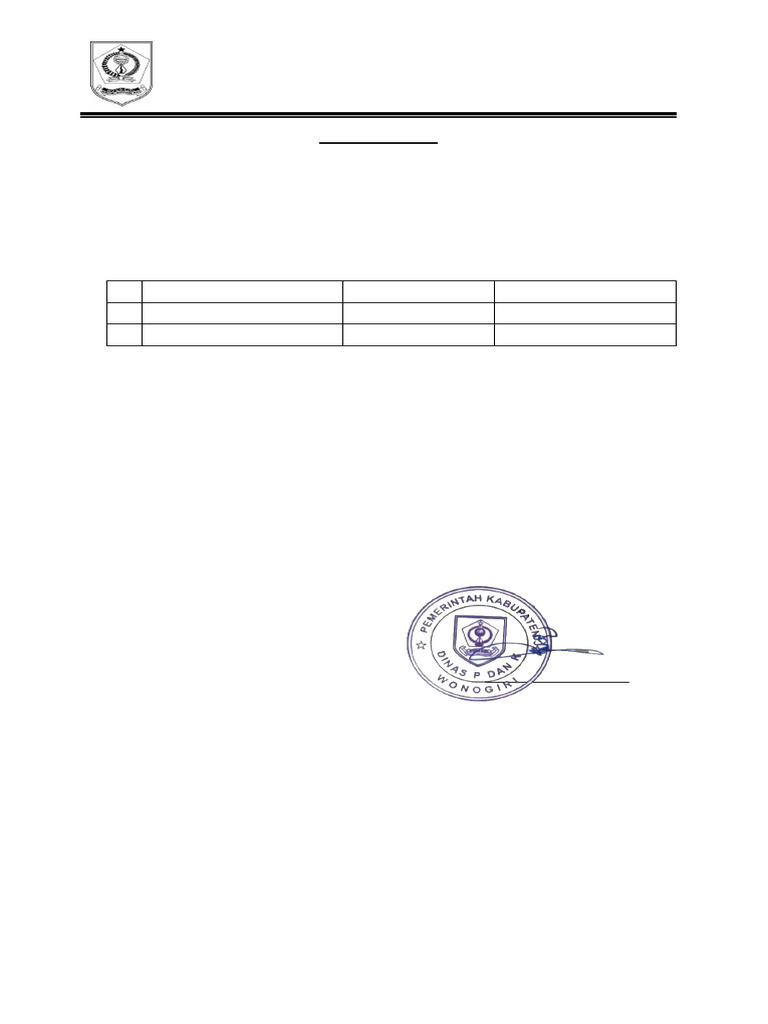 Surat Tugas KBL | PDF