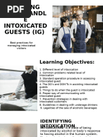 Intoxication Assessment Tool S C A B: Sober Influenced Intoxicated ...