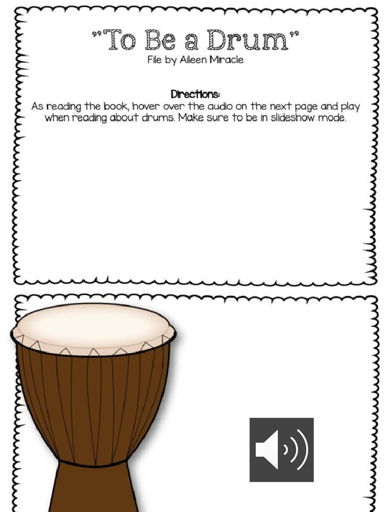 To Be A Drum With Music | PDF