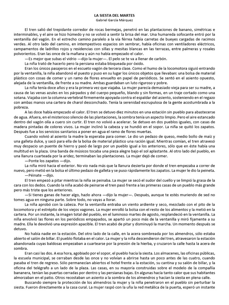 E4 - La Siesta Del Martes | PDF