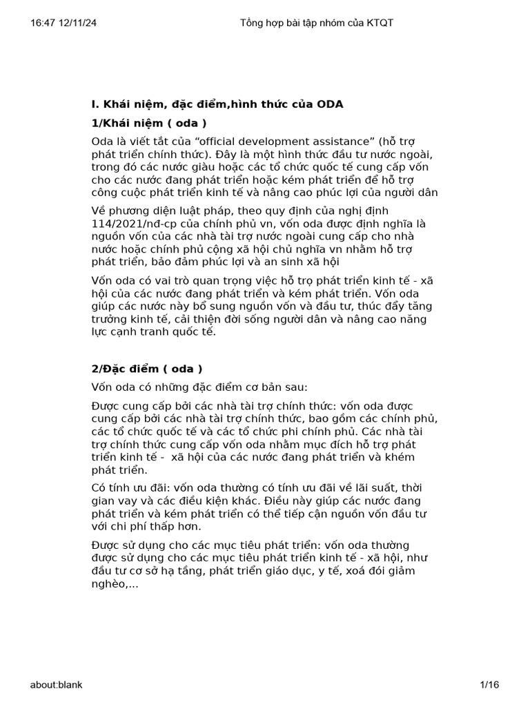 Tổng Hợp Bài Tập Nhóm Của KTQT | PDF