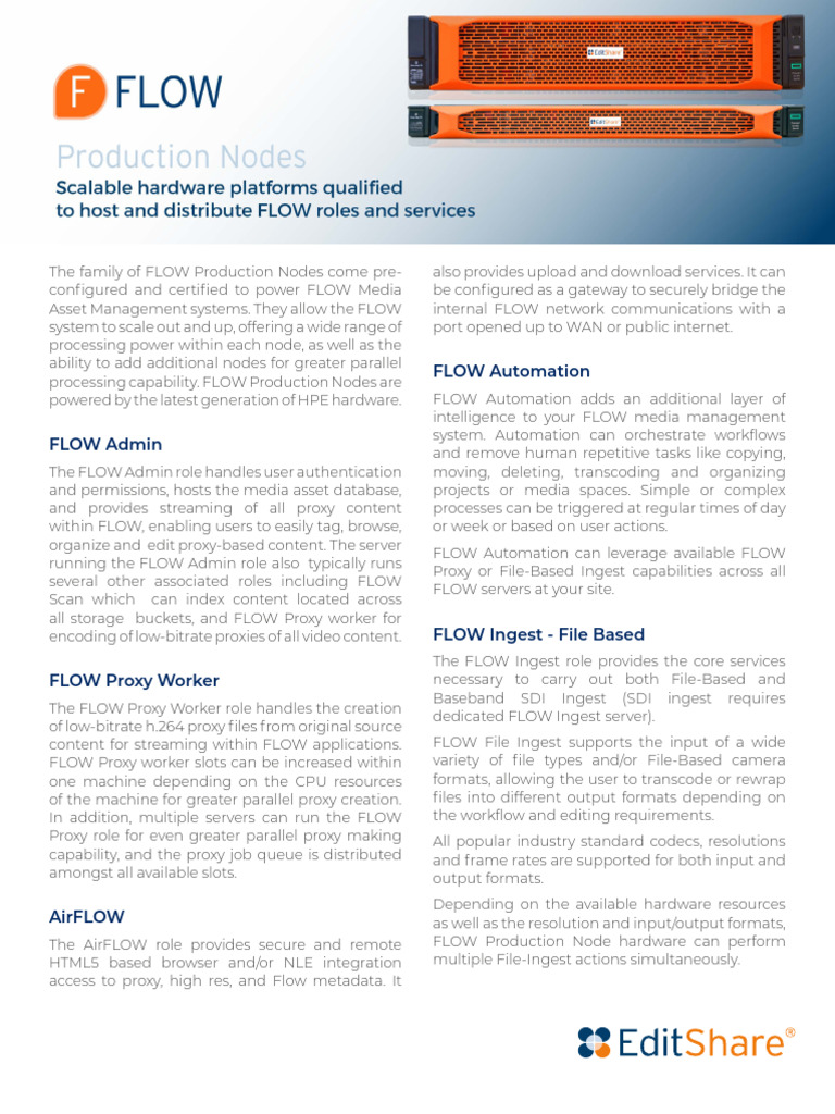 Flow Production Node New | PDF | Proxy Server | Scalability