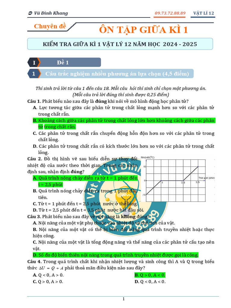 Bt12 Chuyên Đề 3 - Từ Trường - Gv 290 | PDF