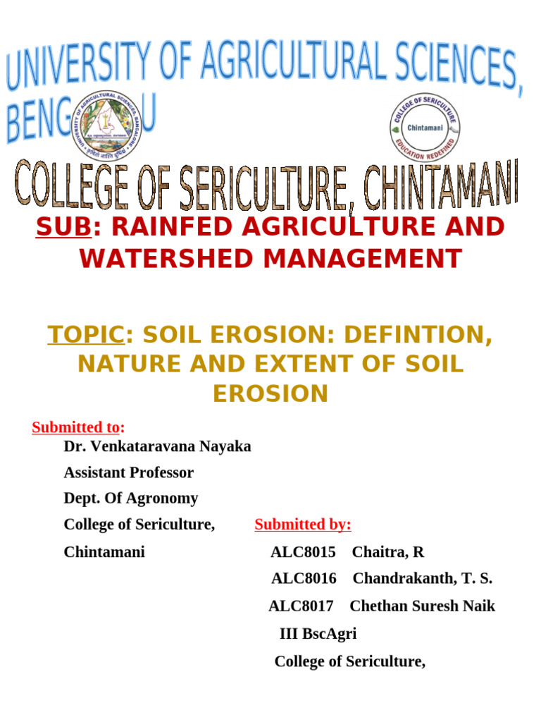 Understanding Soil Erosion: Definition and Impact | PDF | Erosion | Surface Runoff