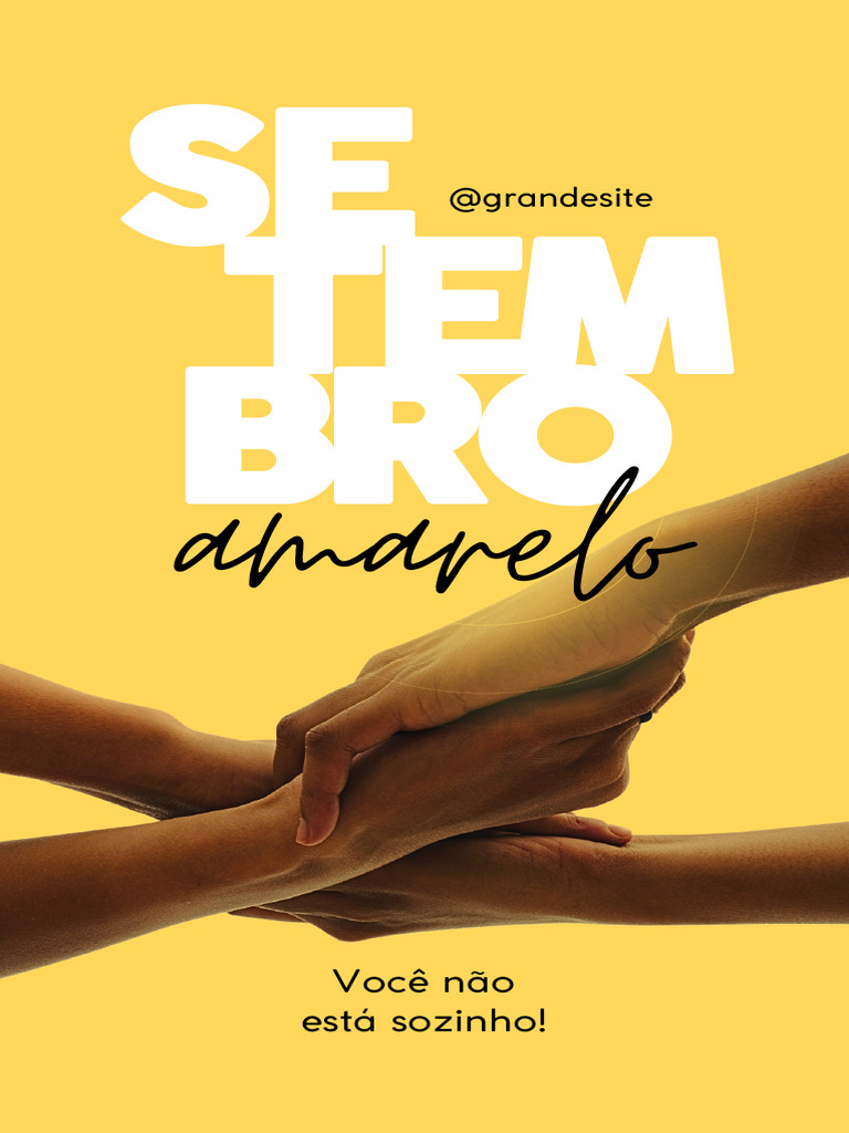 Story para Instagram Setembro Amarelo Moderno Amarelo - 20250415 ...