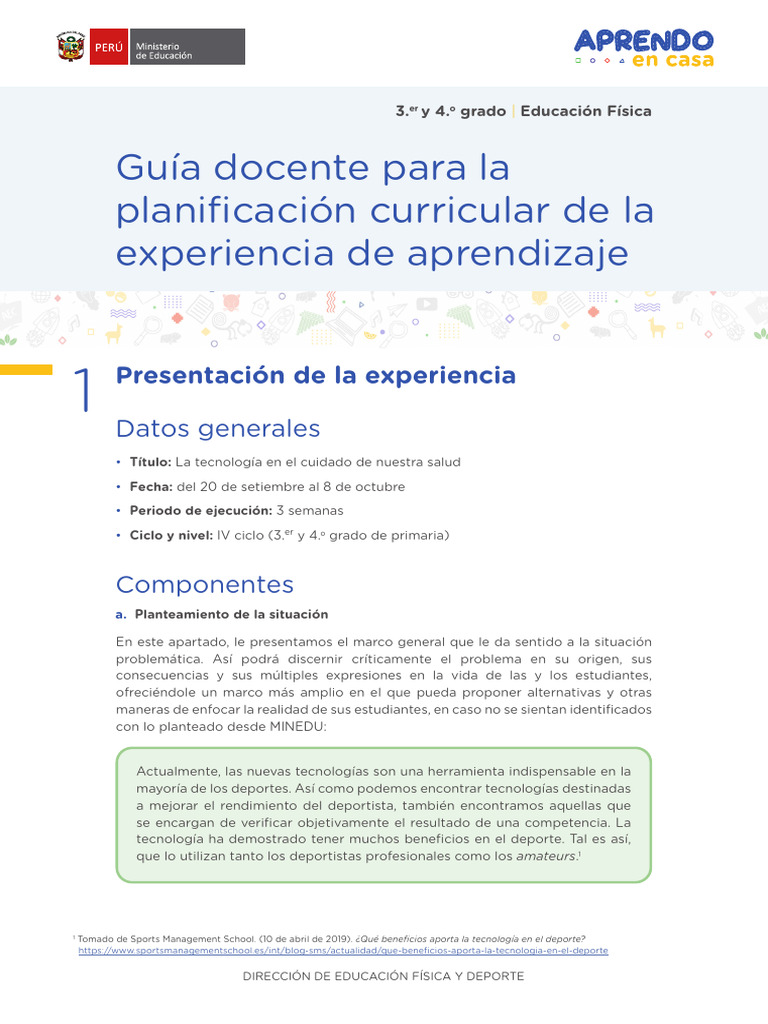 Exp8 Planificamos Primaria Ef 3y4 | PDF | Evaluación | Aprendizaje