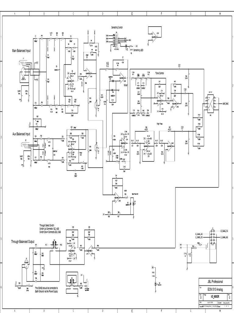 E510 IO Mixer SCH | PDF