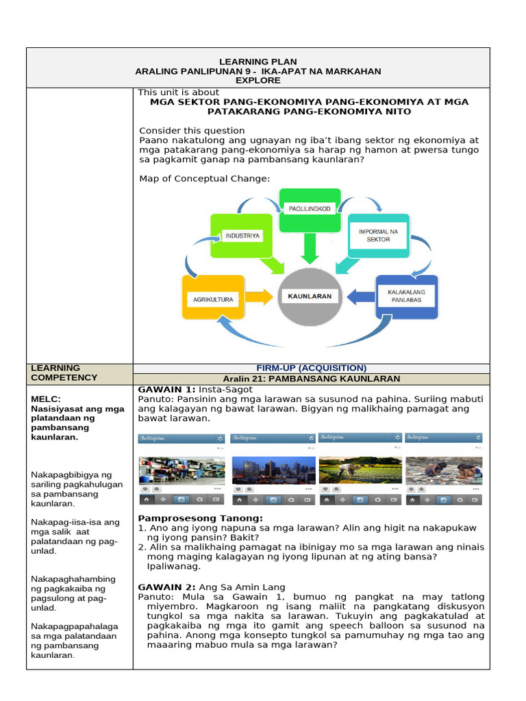 Learning Plan AP9 4Q | PDF