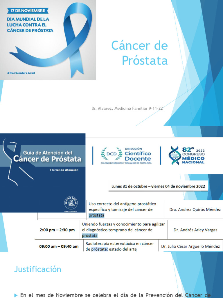 Ca Prostata Presentación 2022 | PDF | Próstata | Cancer de prostata