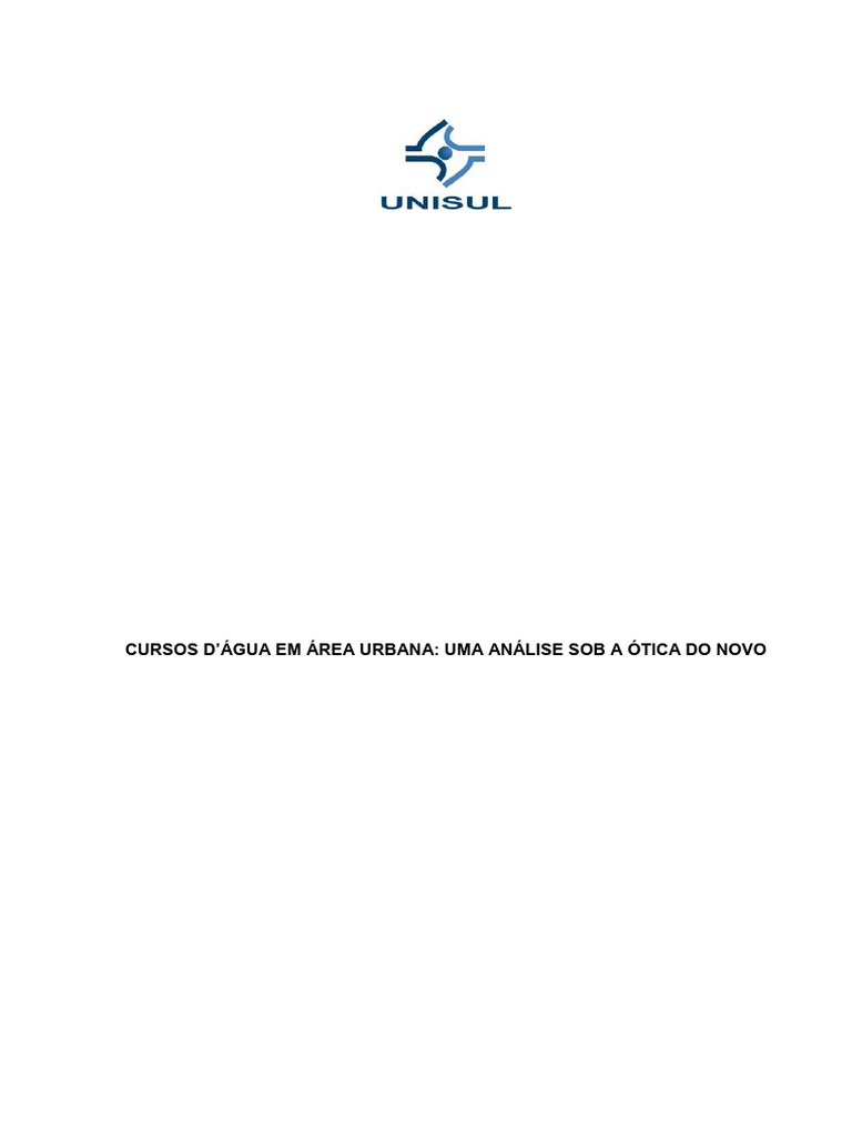 Monografia Caroline Hobold | PDF | Sustentabilidade | Ambiente natural