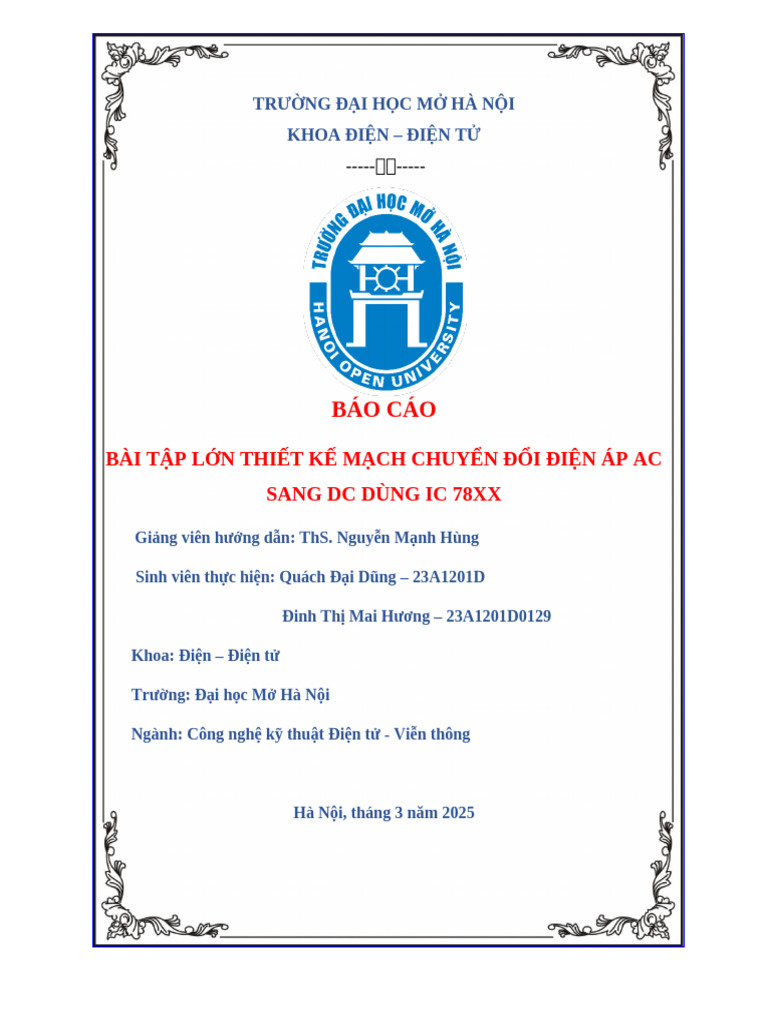 Bai Tap Lon KTM | PDF