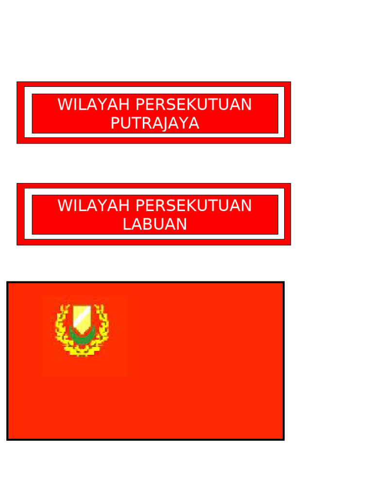Bendera Negeri | PDF