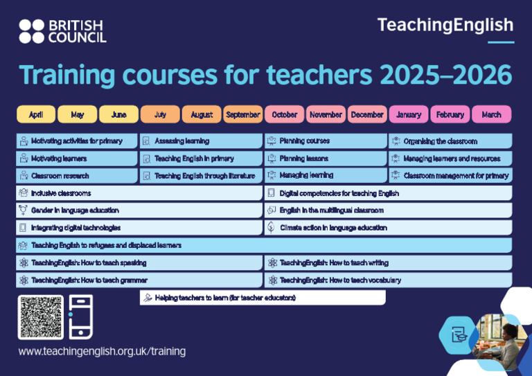 Teacher Training Courses 2025-2026 | PDF