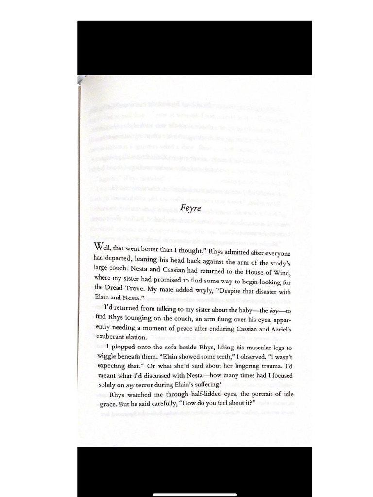 Feyre & Rhysand Bonus Chapter - A Court of Silver Flames | PDF