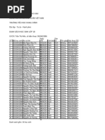 Danh Sách Học Sinh Mẫu | PDF