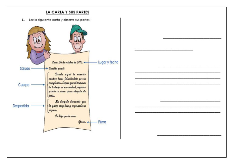 La Carta y Sus Partes | PDF