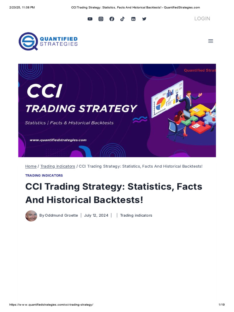 CCI Trading Strategy_ Statistics, Facts and Historical Backtests ...