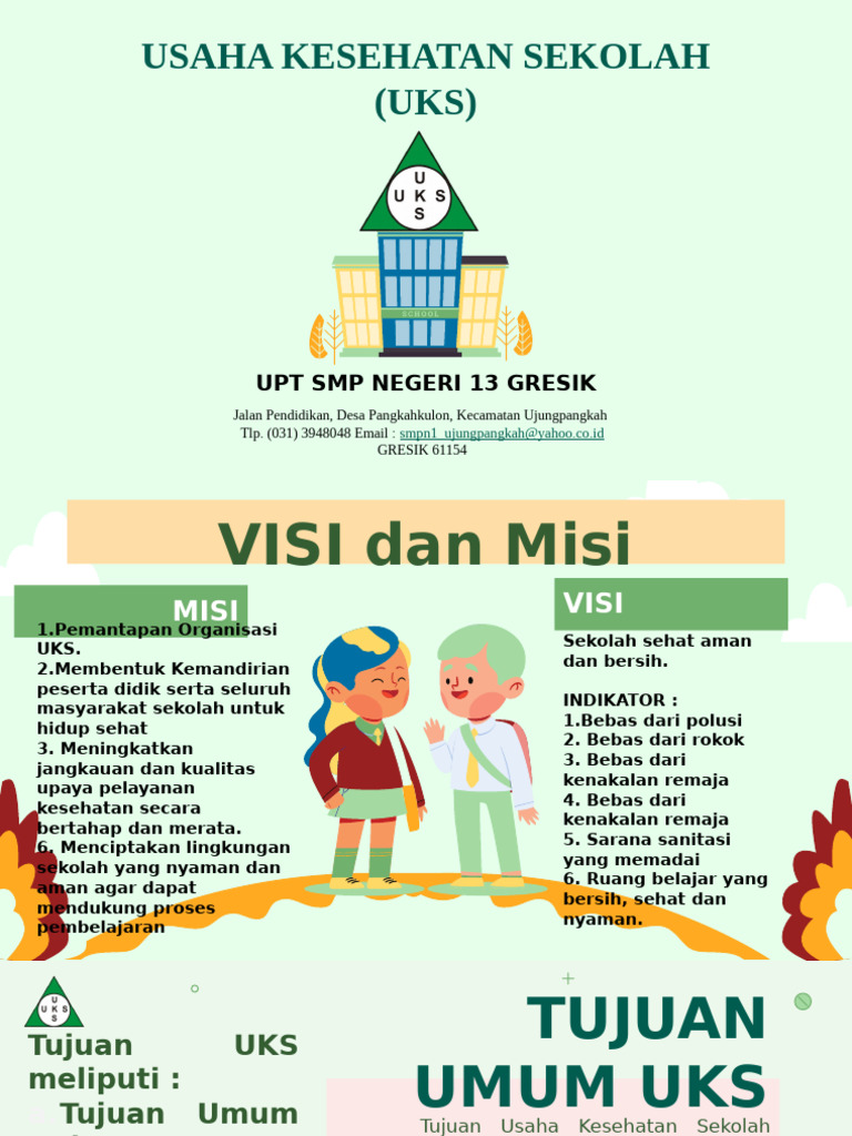 Uks Upt Smpn 13 Gresik Fix | PDF