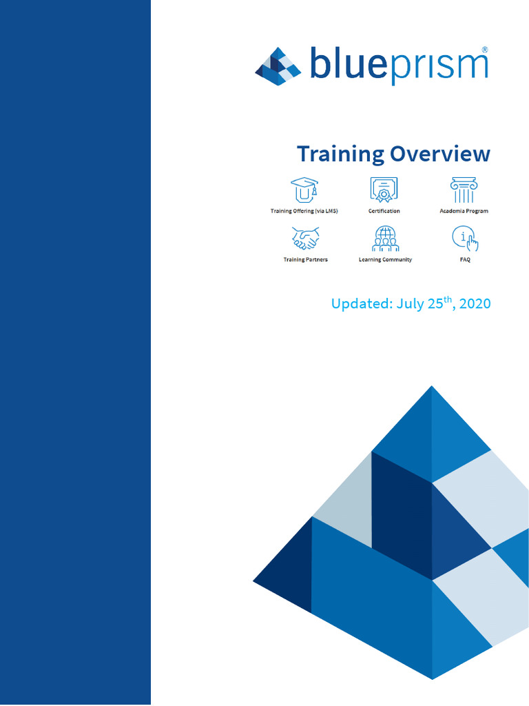 Blue Prism Training Overview Guide | PDF | Microsoft Azure | Cloud ...