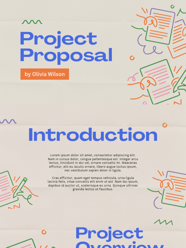 Beige Playful Organic Scribbles Project Proposal Presentation | PDF