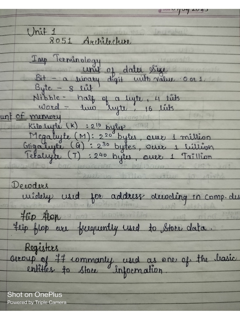 MCI Unit 1 & 2 | PDF