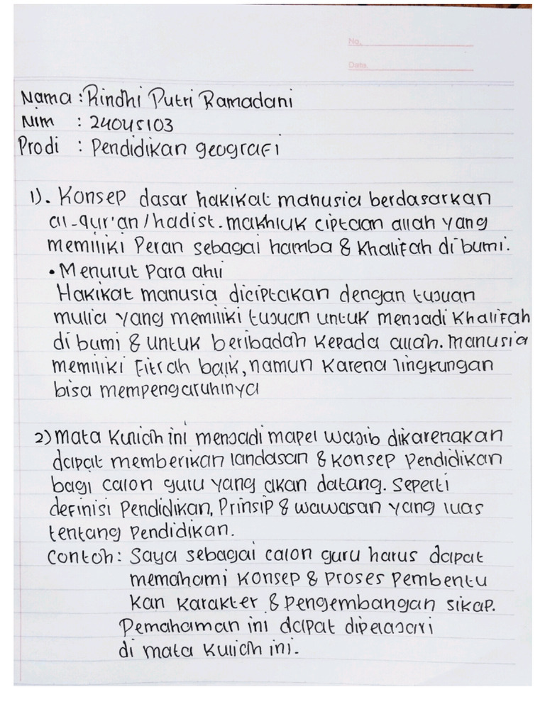 Uts Ddip Rindhi Putri | PDF