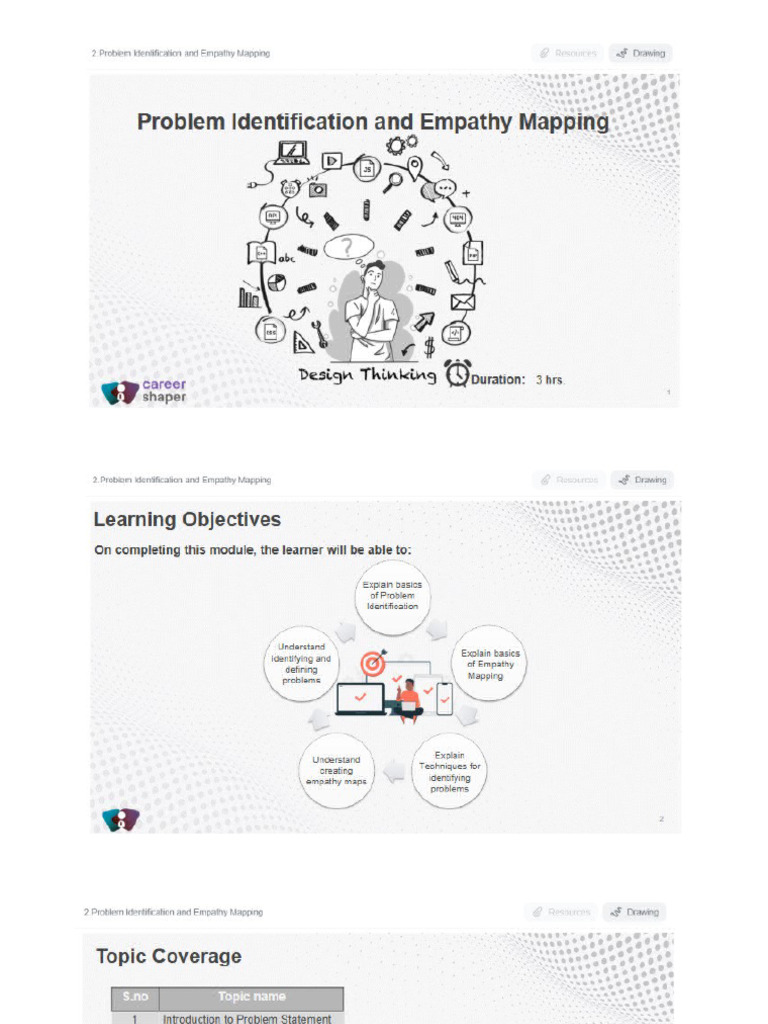 Problem Identification and Empathy Mapping | PDF