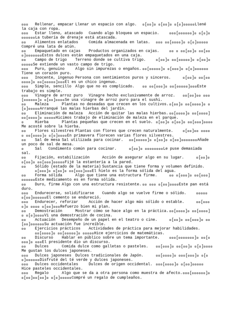 Nuevo Vocabulario Anki 2 | PDF