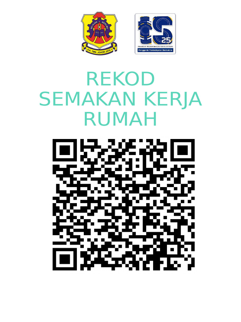 REKOD SEMAKAN KERJA RUMAH | PDF