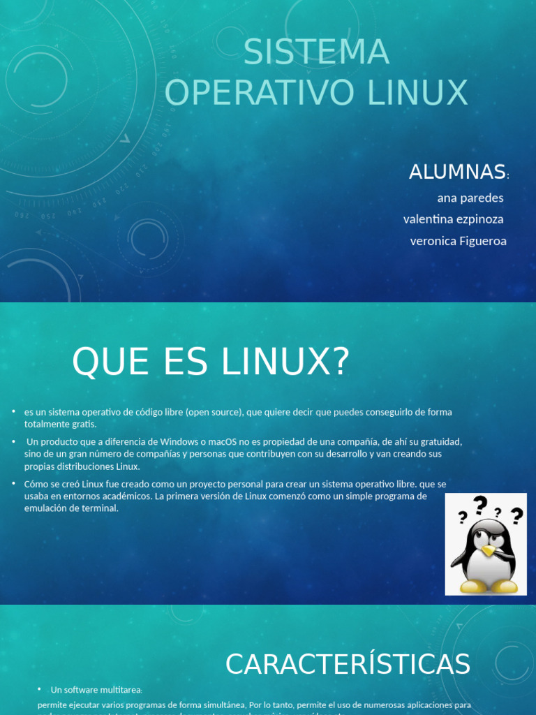 Sistema Operativo Linux | PDF | Distribución de Linux | Software libre