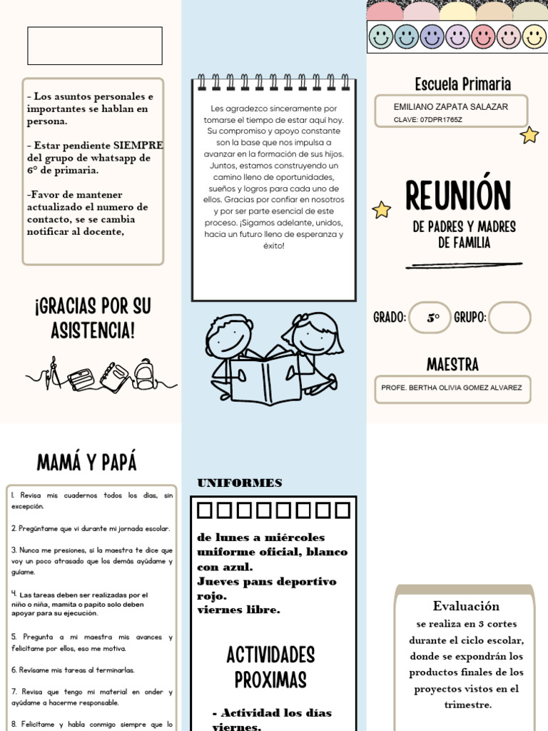 Folleto 5 GRADO | PDF