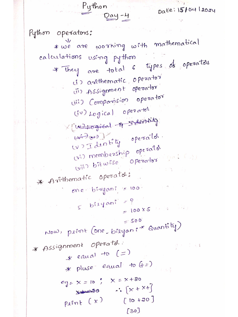 Python Day-4 | PDF