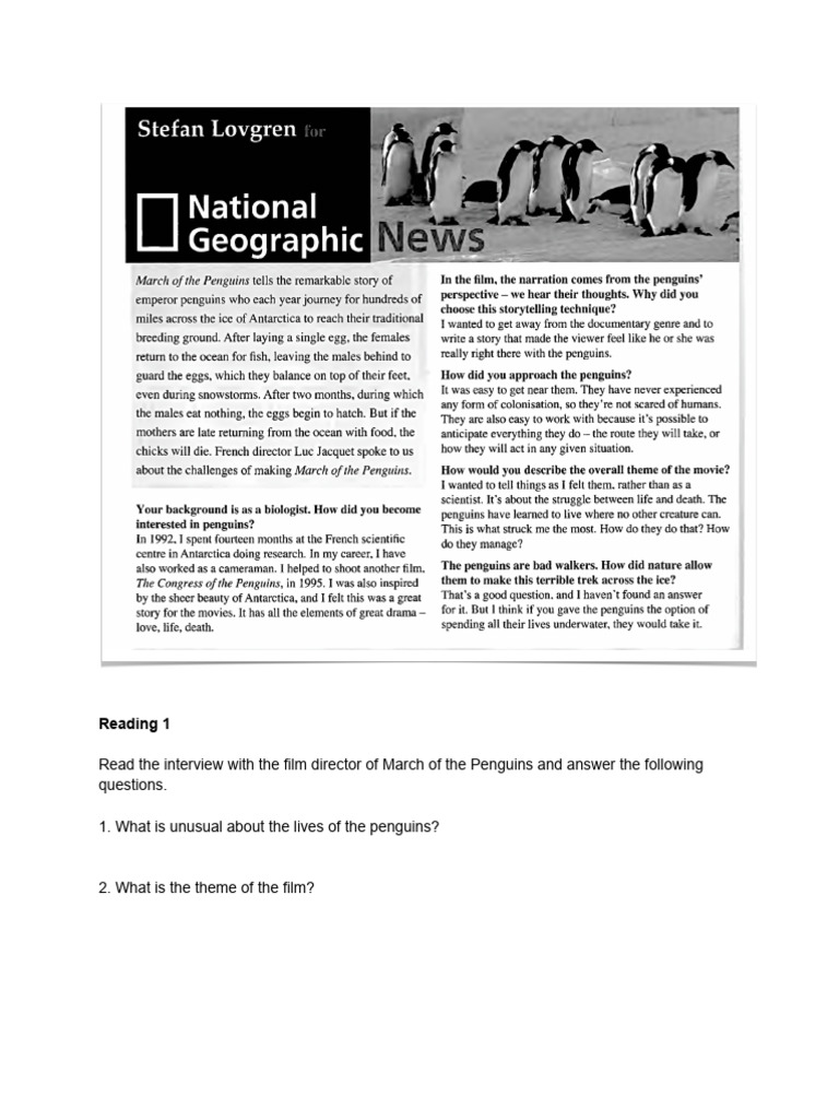 March of The Penguins TP 1E | PDF