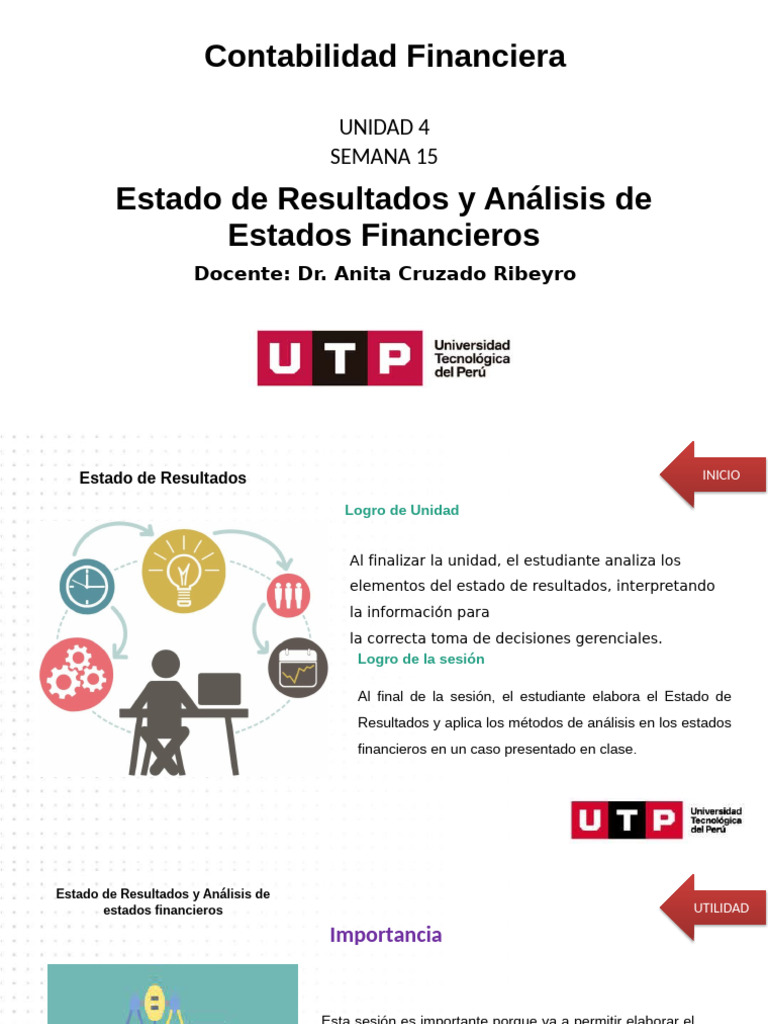 S15.s1 Análisis de EEFF Repaso | PDF | Estado de resultados | Liquidez de mercado