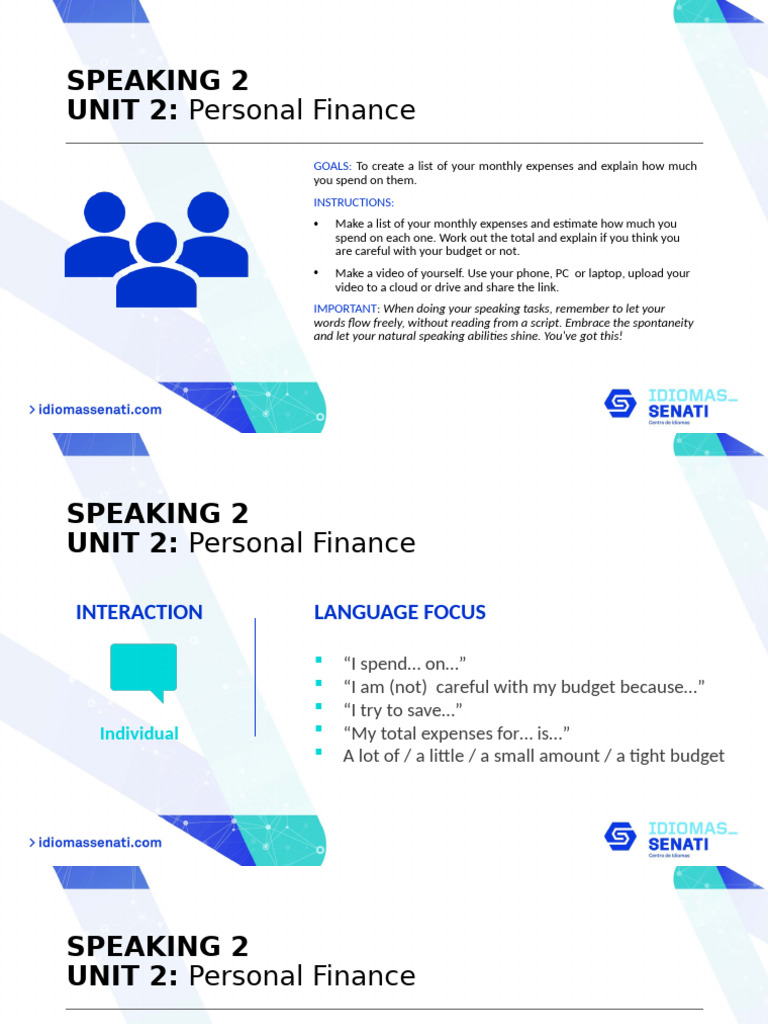 Speaking Task 2 - Intermediate 05 | PDF