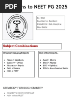NEET PG Study Plan Marrow | PDF