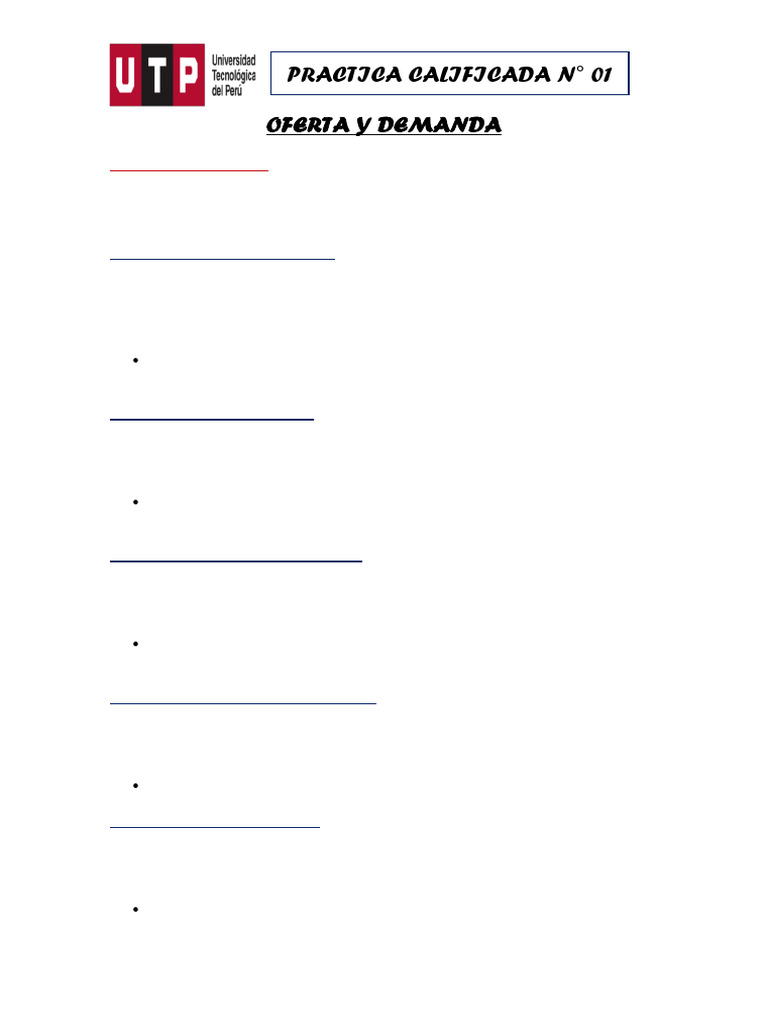 Practica Calificada 01 | PDF
