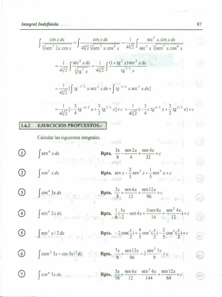 Ejercicios - Funciones Trigonométricas | PDF