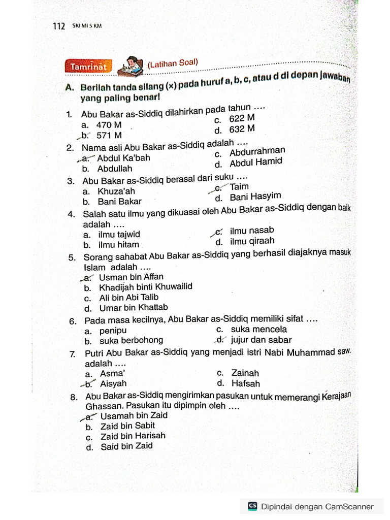 Latihan Soal Abu Bakar | PDF