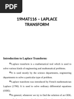 Laplace Transform Cheat Sheet | PDF