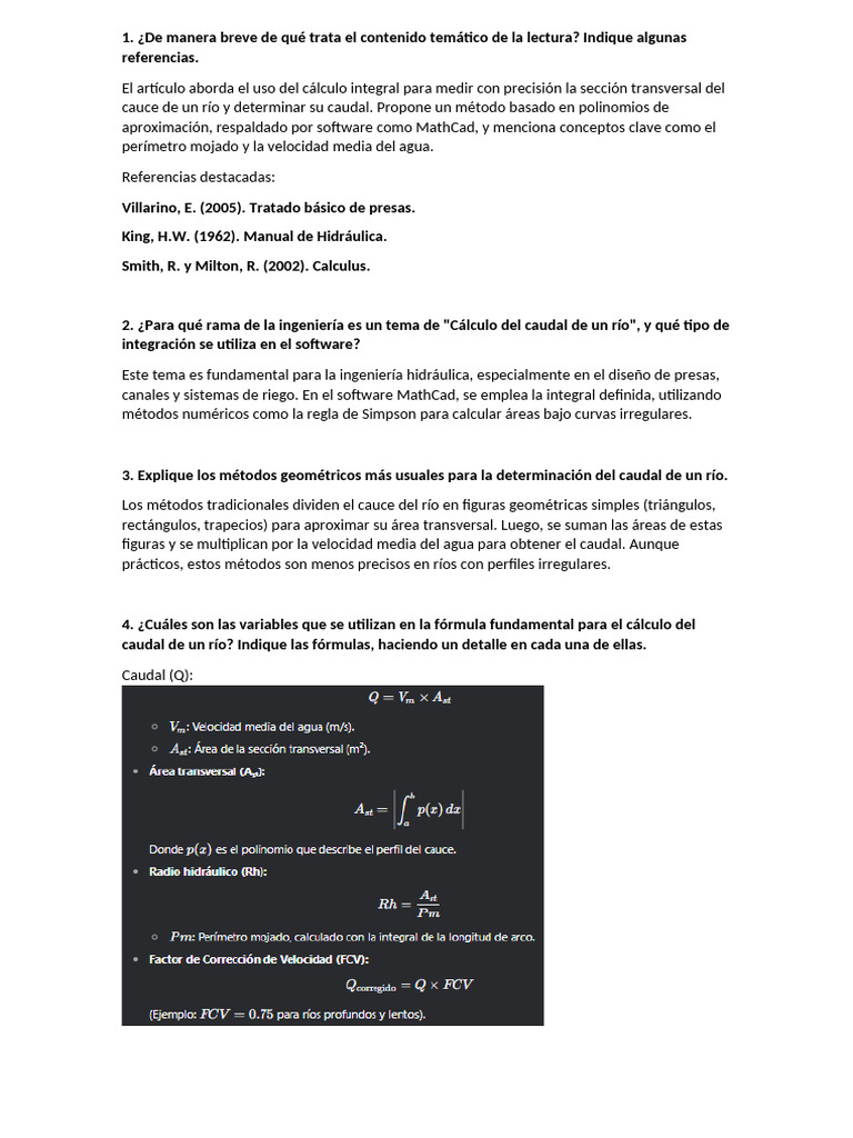 Foro Analítico - Control de Lectura-Calificado | PDF
