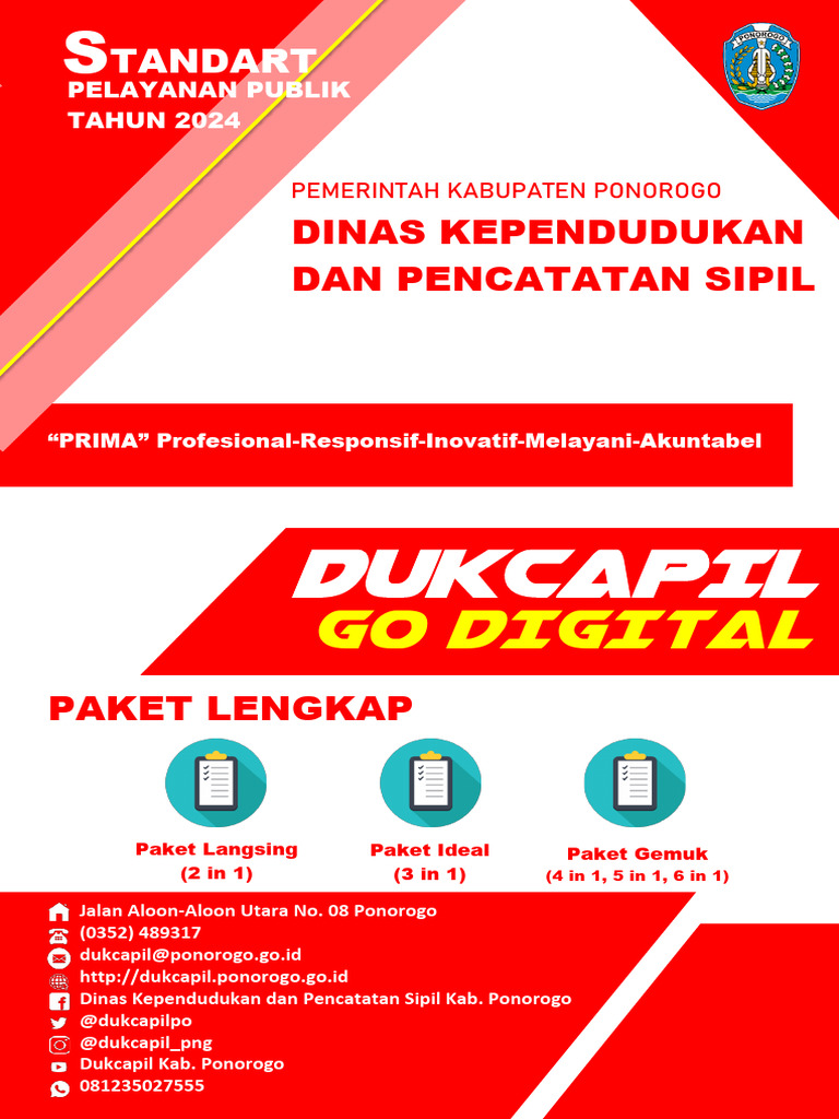 Standar Pelayanan Publik ( Spp ) 2024 Dinas Dukcapil Ponorogo ...