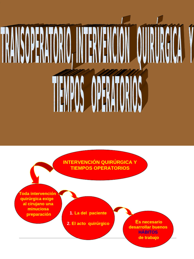 Transoperatorio | PDF | Cirugía | Anestesia