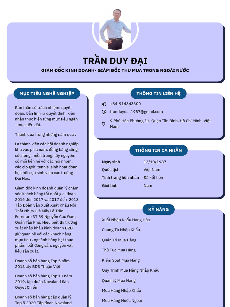 Dai-Tran Duy-Cv | PDF