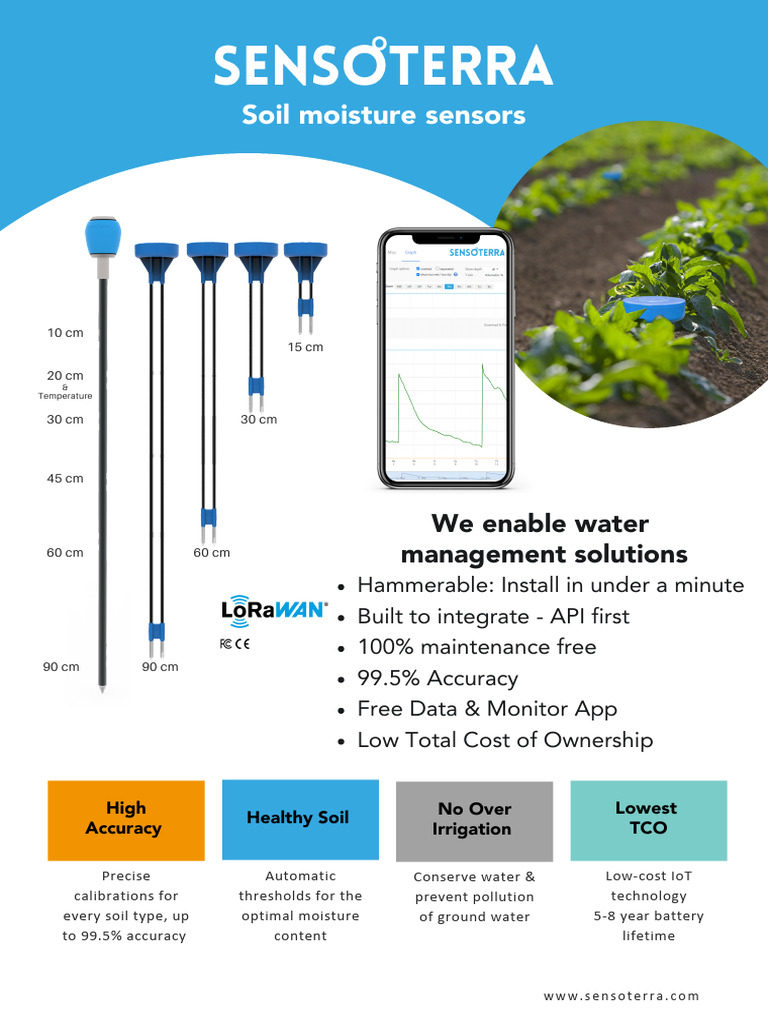 Sensoterra Info Sheet Sensors and Calibrations 2209 | PDF | Soil | Earth Sciences