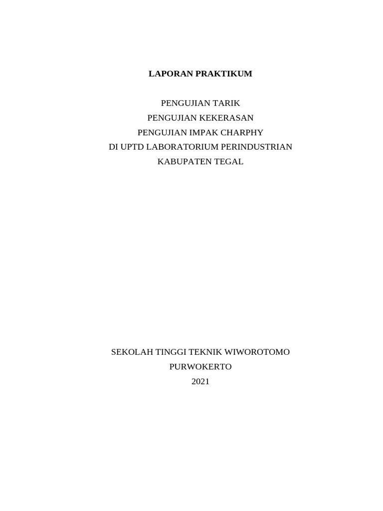 LAPORAN PRAKTIKUM UJI MATERIAL Fix! | PDF