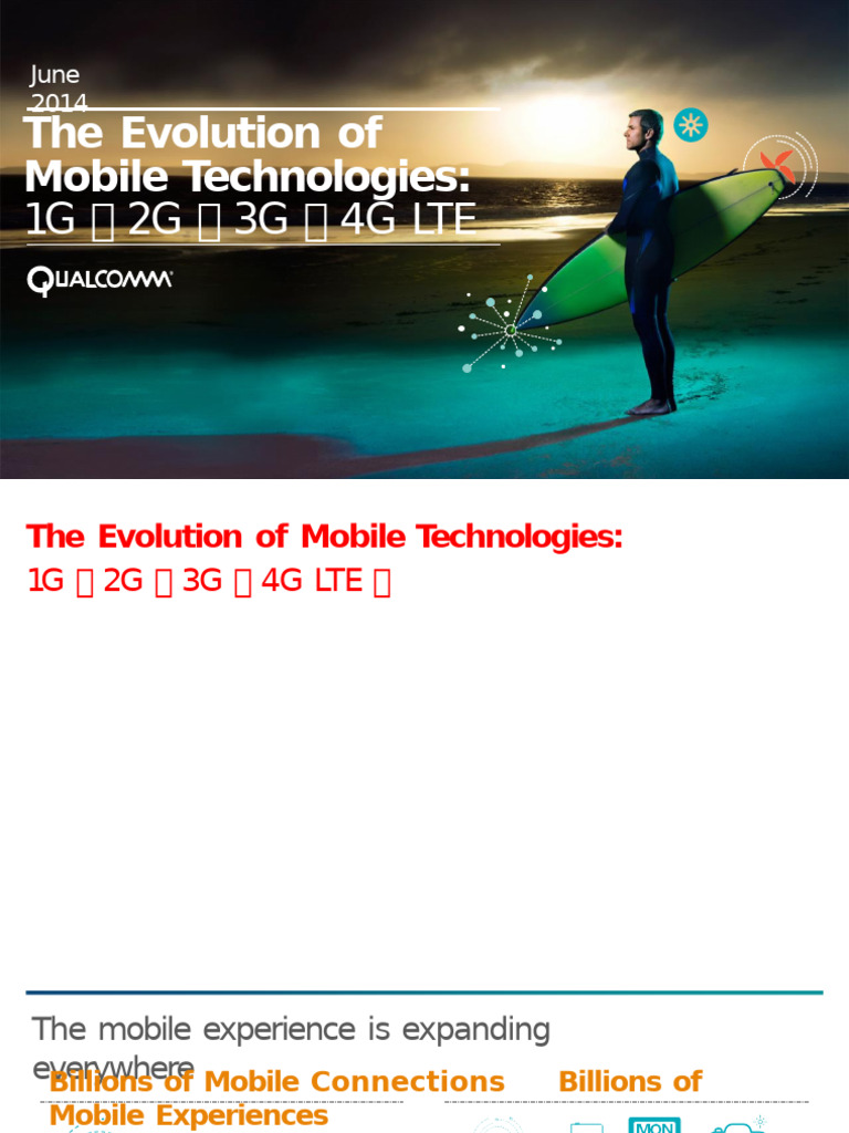 Evolution of Mobile Technologies: 1G to 5G | PDF | 4 G | Mobile Broadband